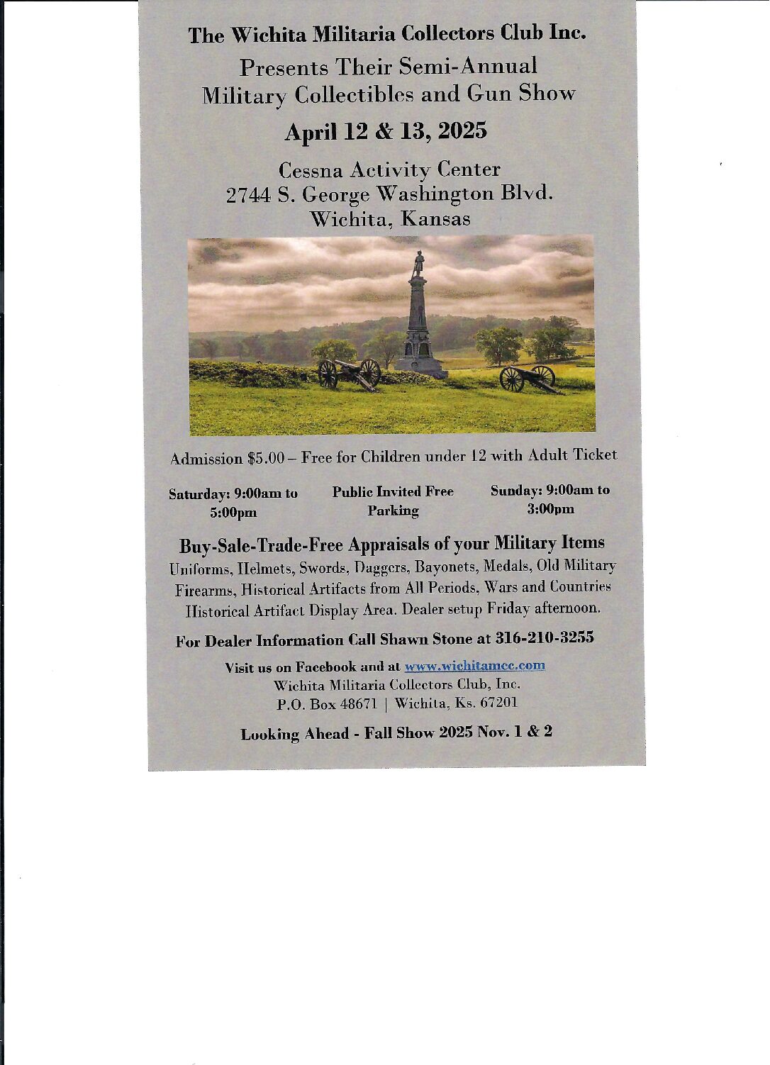 Wichita Military Guns & Collectibles Show 2025