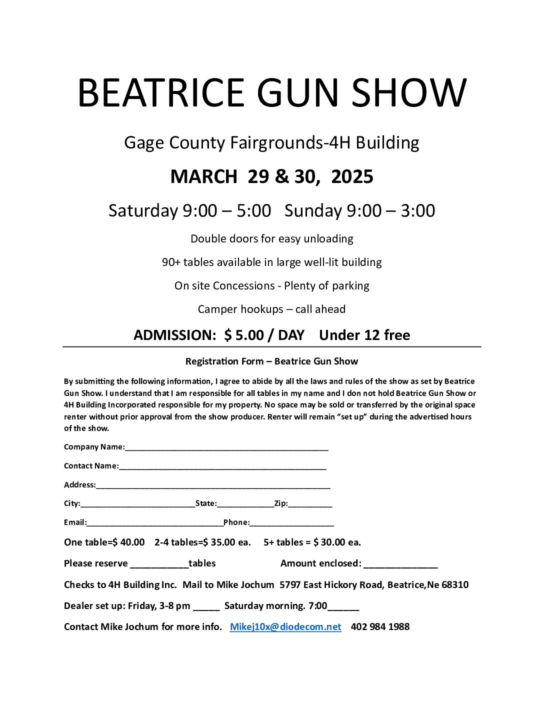 Beatrice Gun Show 2025 • Beatrice, NE by Mike Jochum