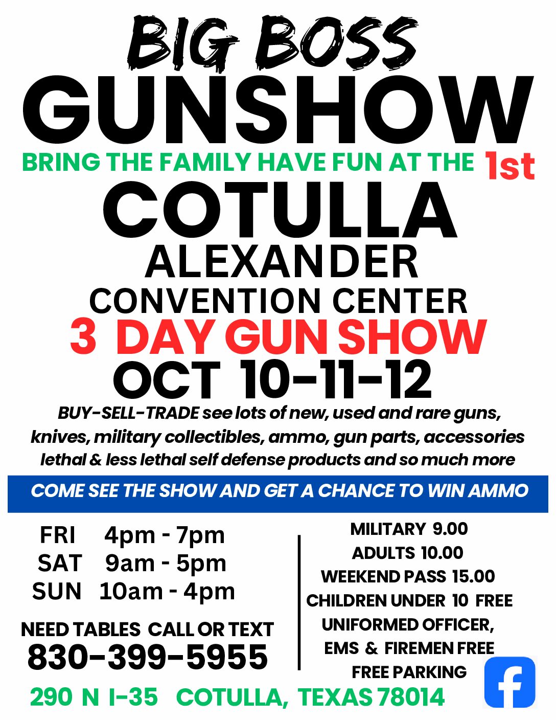 Cotulla 3-Day Gun Show 2025 • Cotulla, Texas