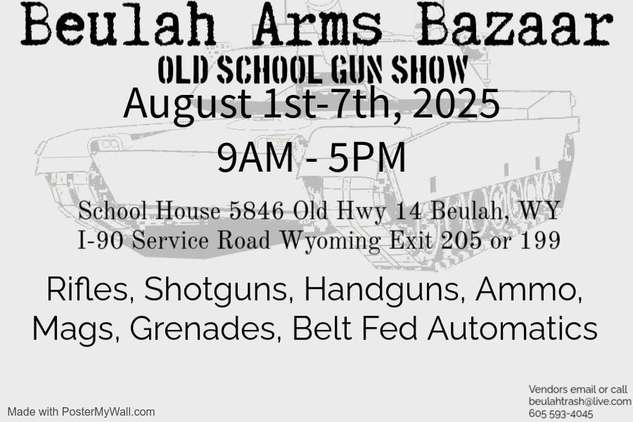 Beulah Arms Bazaar – Old School GUN SHOW 2025